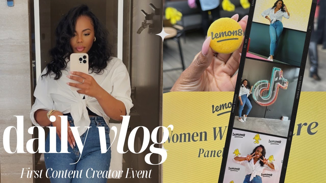 DAILY VLOG: My FIRST Content Creator Event + Celebrating Women's ...