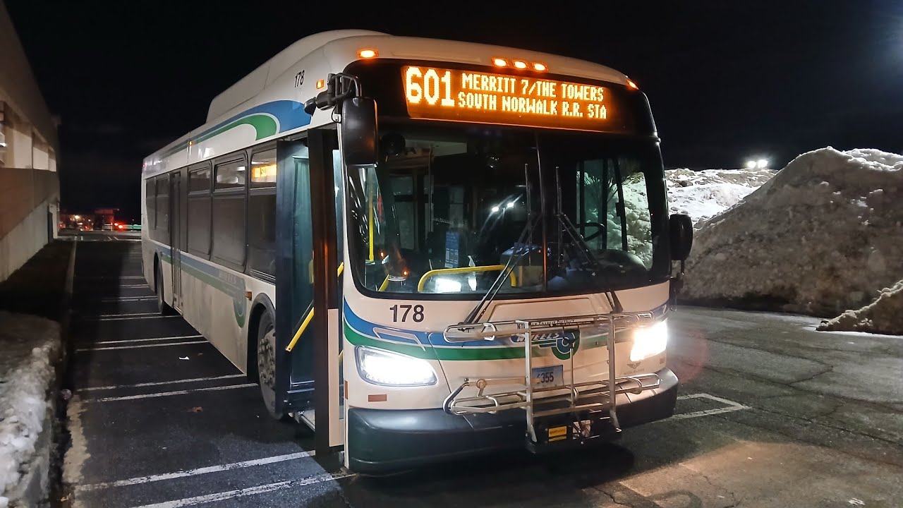 Norwalk Transit District #178 Ride on CL Coastal Link - YouTube