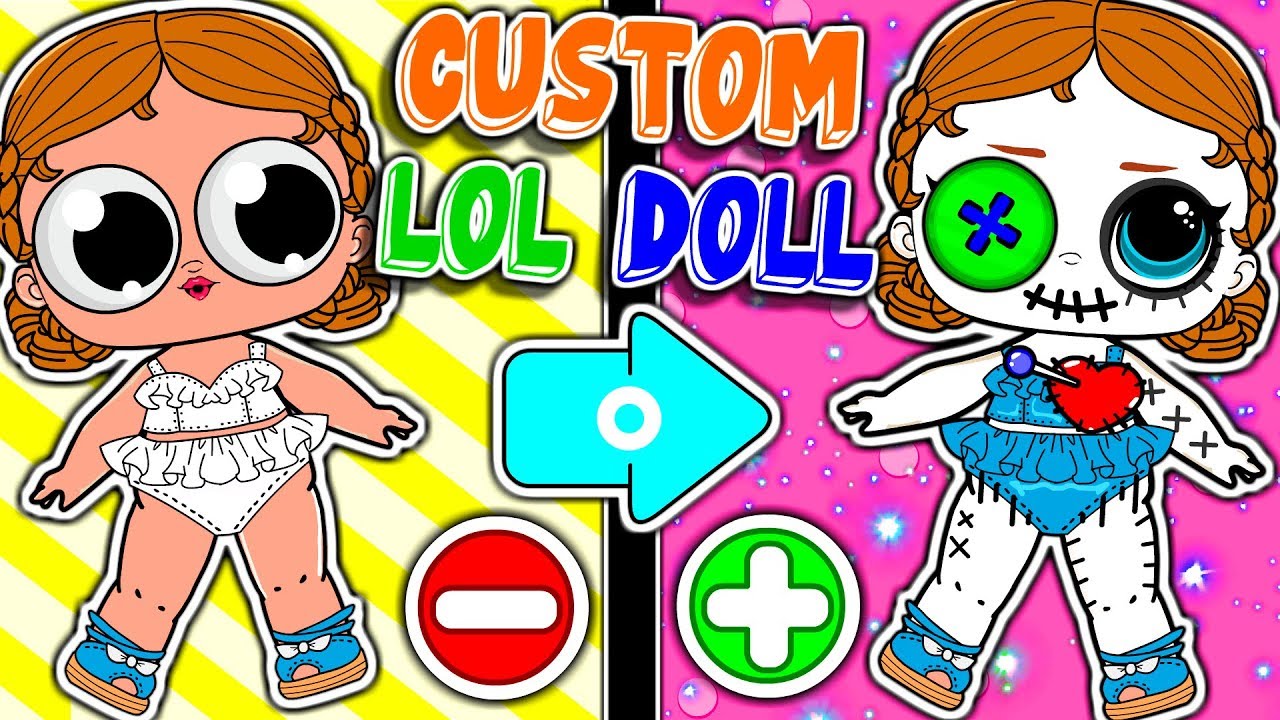 CUSTOM LOL Surprise DOLL | Voodoo Doll | LOL DOLLS prepare for ...