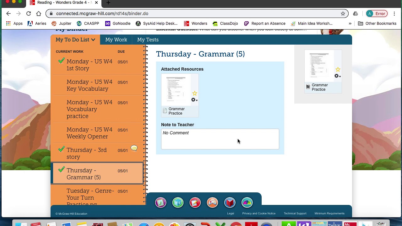 How to Turn in Assignments in McGraw Hill - Wonders - YouTube
