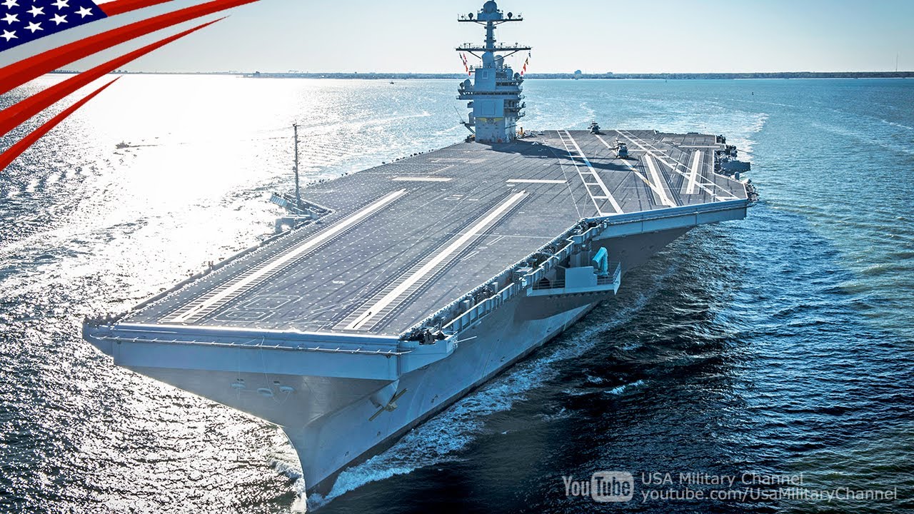 USS Gerald R. Ford Operational Test (Nov. 2019) - EMALS, AAG Cable ...
