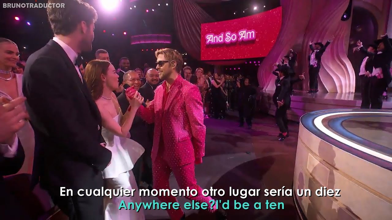 Ryan Gosling - I'm Just Ken // Lyrics + Español // Live From The Oscars ...