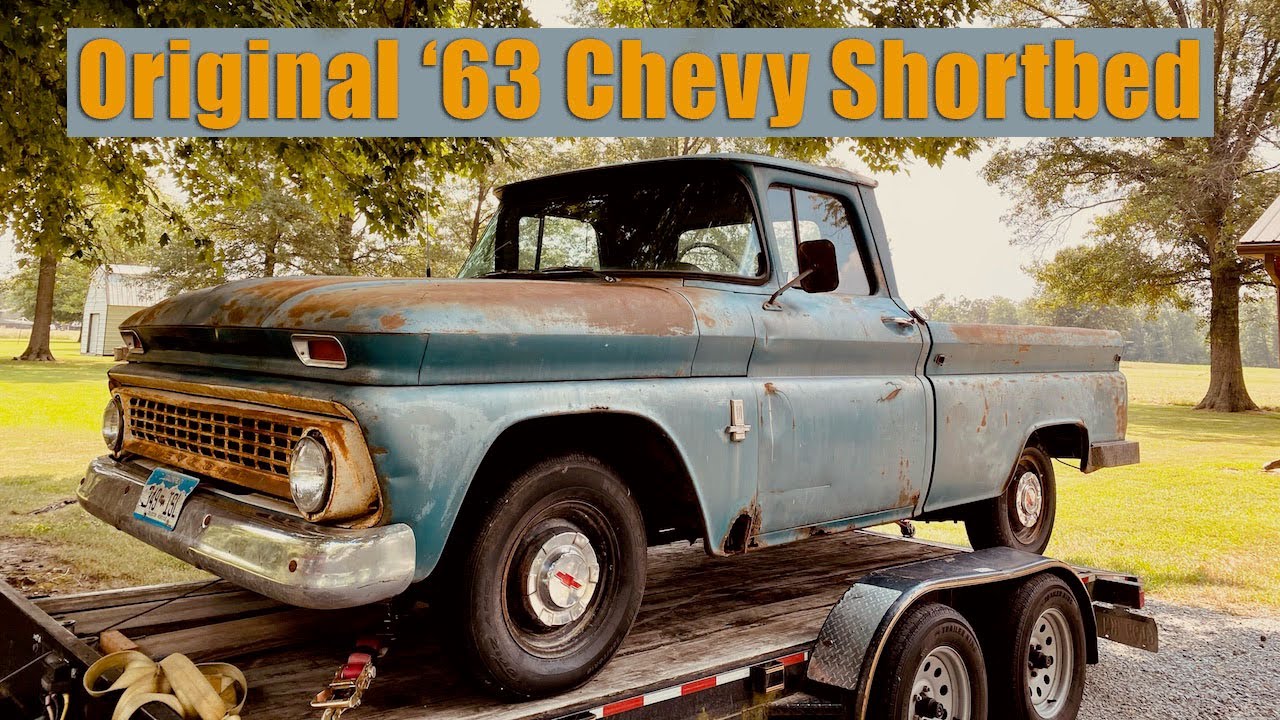 We bought an all ORIGINAL '63 c10 SHORTBED! - YouTube