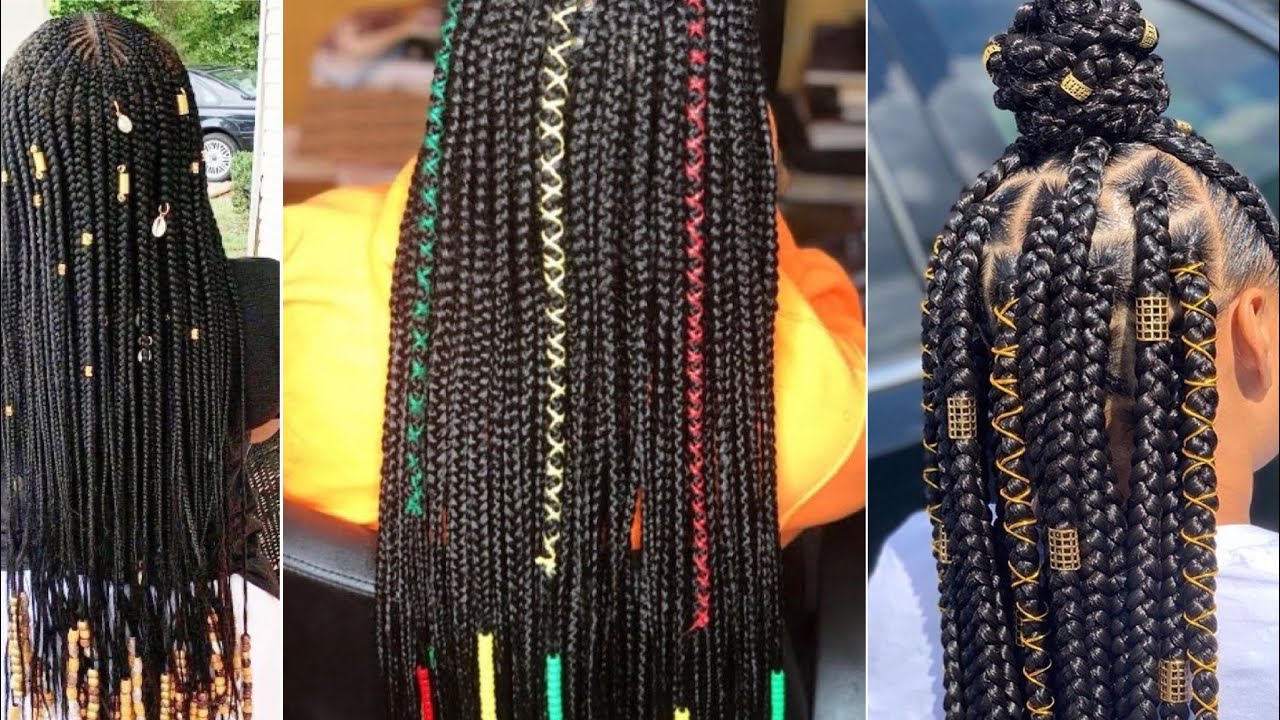 BEAUTIFUL HAIR ACCESSORIES FOR CORNROWS HAIRSTYLES - YouTube