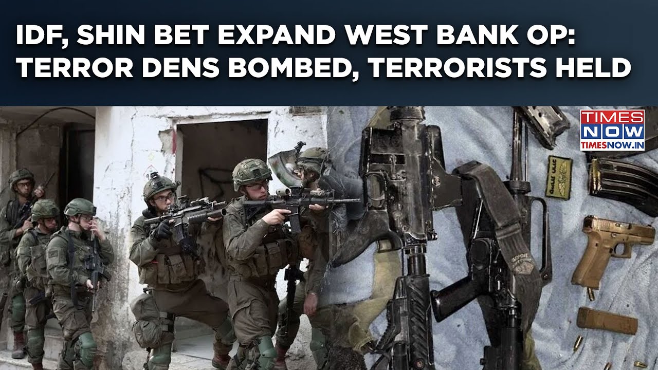 Watch IDF, Shin Bet Expand West Bank Op: Samaria Terror Dens Bombed ...