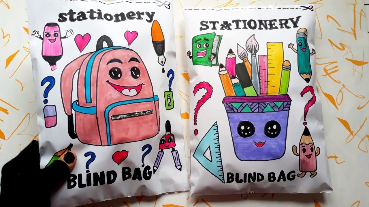 🎁Blind Bag paper 🎁 stationery 💝 ASMR🎀 Satisfying Opening Blind Box ...