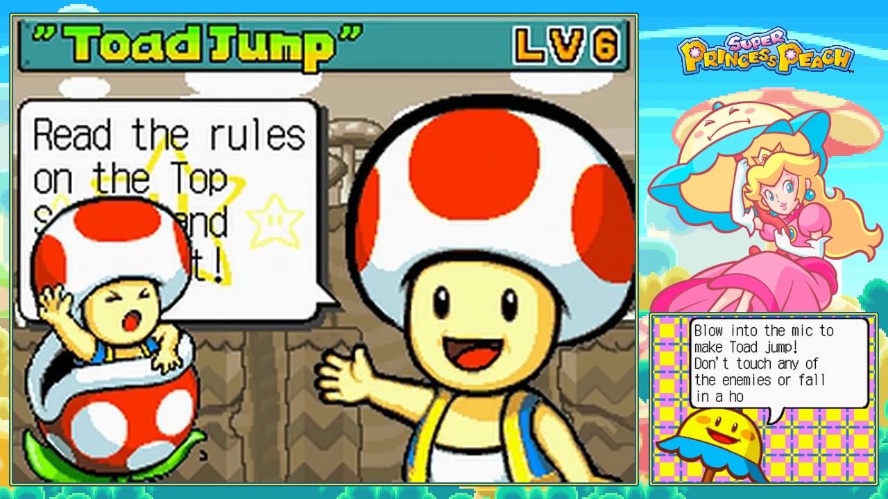Let's Play Super Princess Peach *Part 26* [Toad Jump] - YouTube