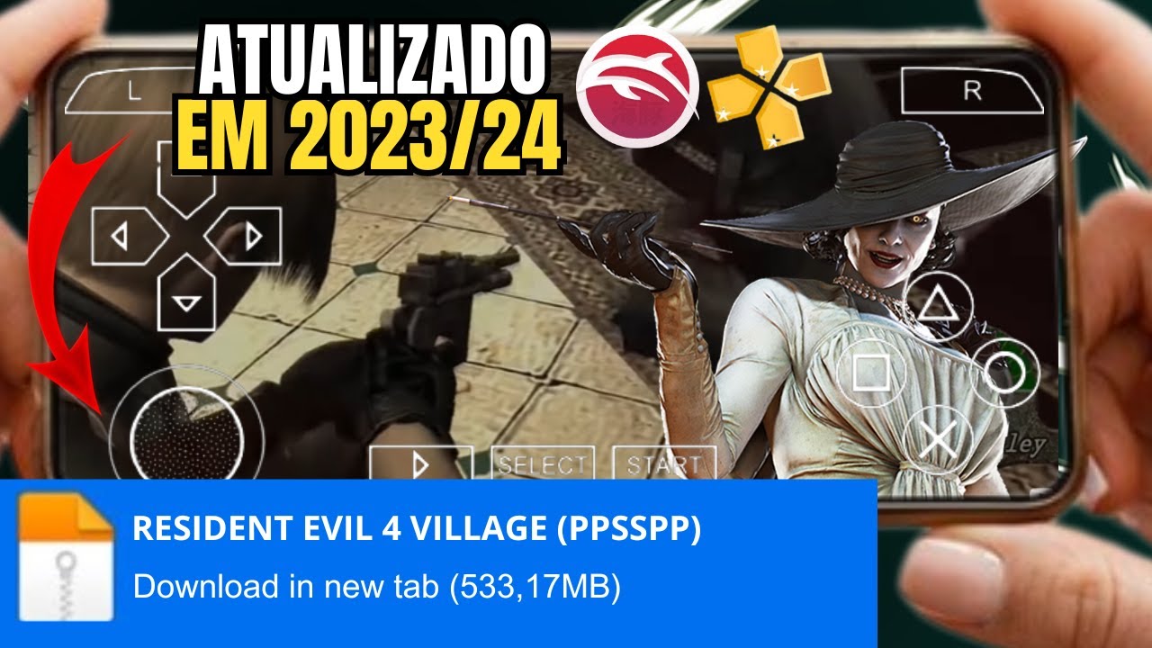 Saiu RESIDENT EVIL 4 VILLAGE PARA PPSSPP/DOLPHIN ANDROID ATUALISSÍMO EM ...