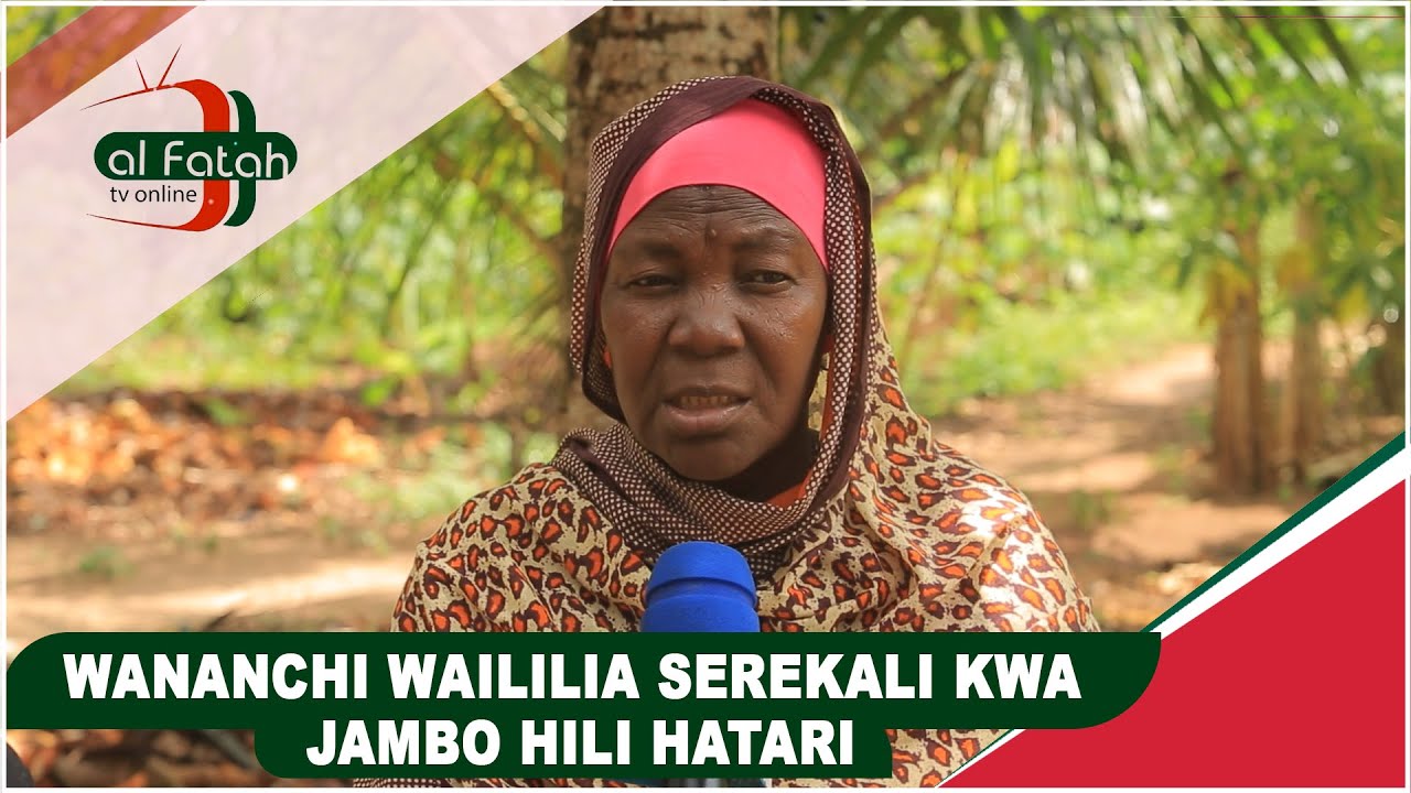 WANANCHI WAILILIA SEREKALI KWA JAMBO HILI HATARI - YouTube