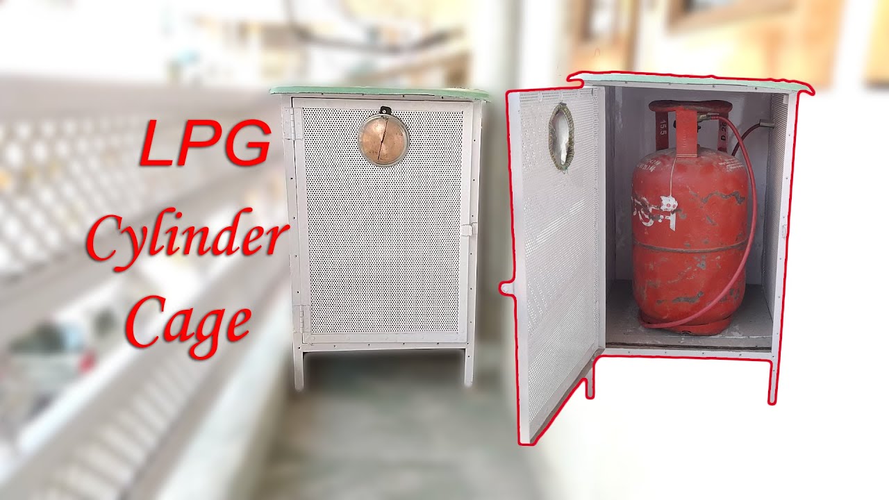 Making of LPG Cylinder Cage - YouTube
