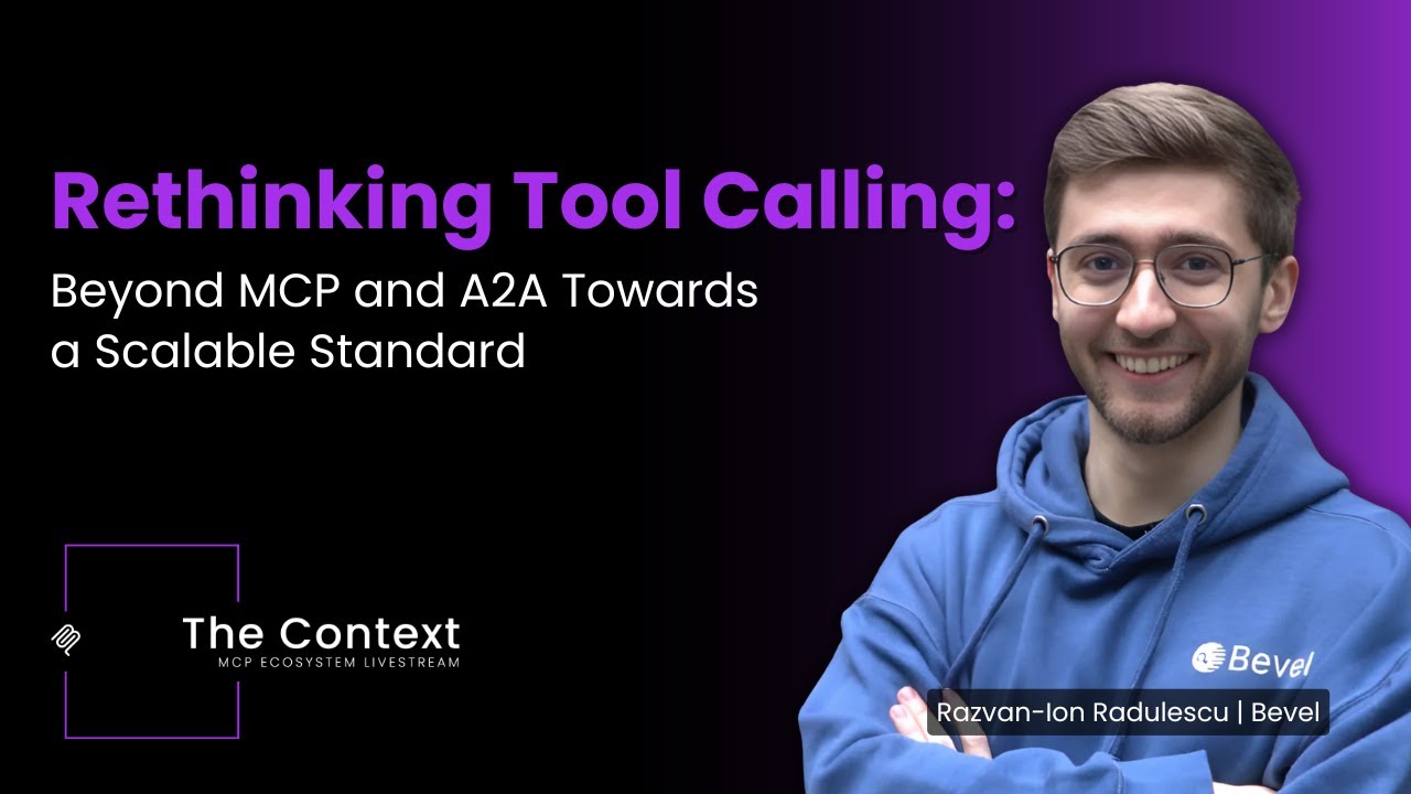 Rethinking Tool Calling: Beyond MCP & A2A Towards a Scalable Standard ...