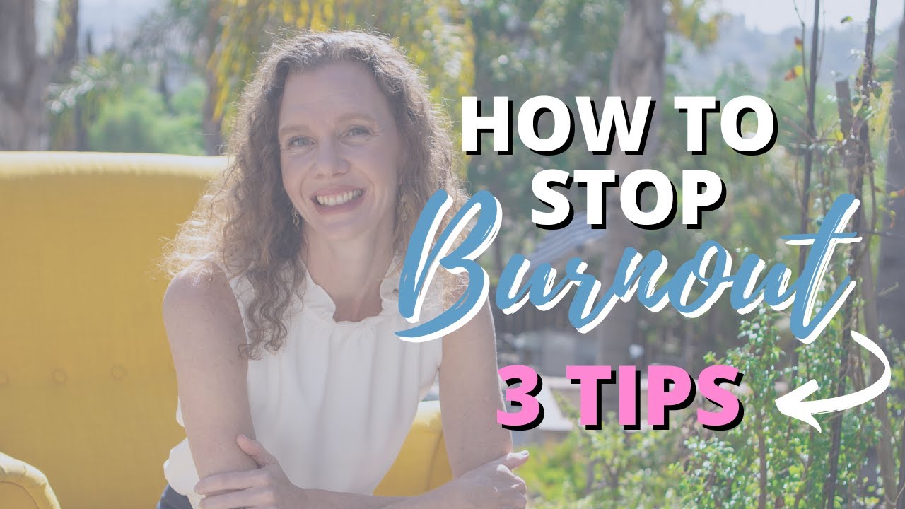 How to Stop Burnout at Work - 3 Tips - YouTube