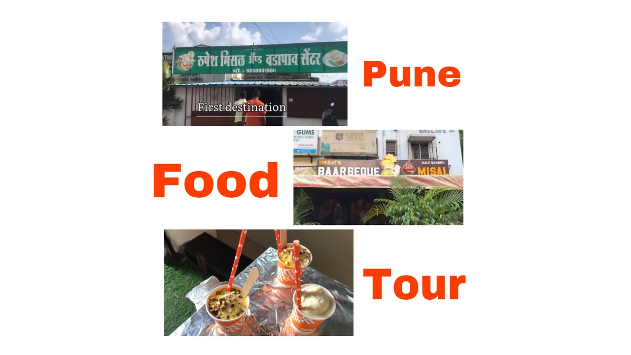 Pune food tour (Rupesh Misal, Thorat bbq Misal, Mastani ) #pune #food ...