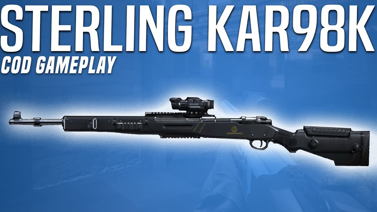 Using the Sterling Kar98K on Call of Duty - Team Deathmatch Gameplay on ...