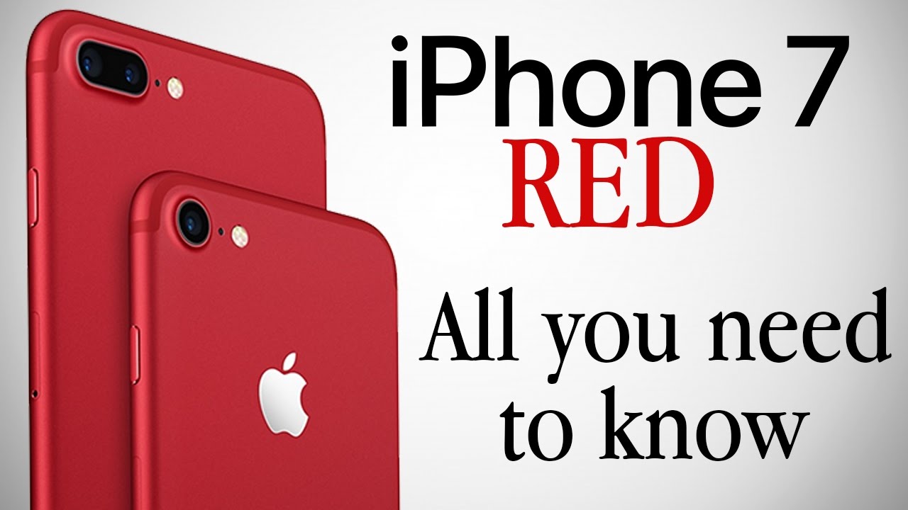 RED Iphone 7 Price, Specs, Features, Release Date (All You Need To Know ...