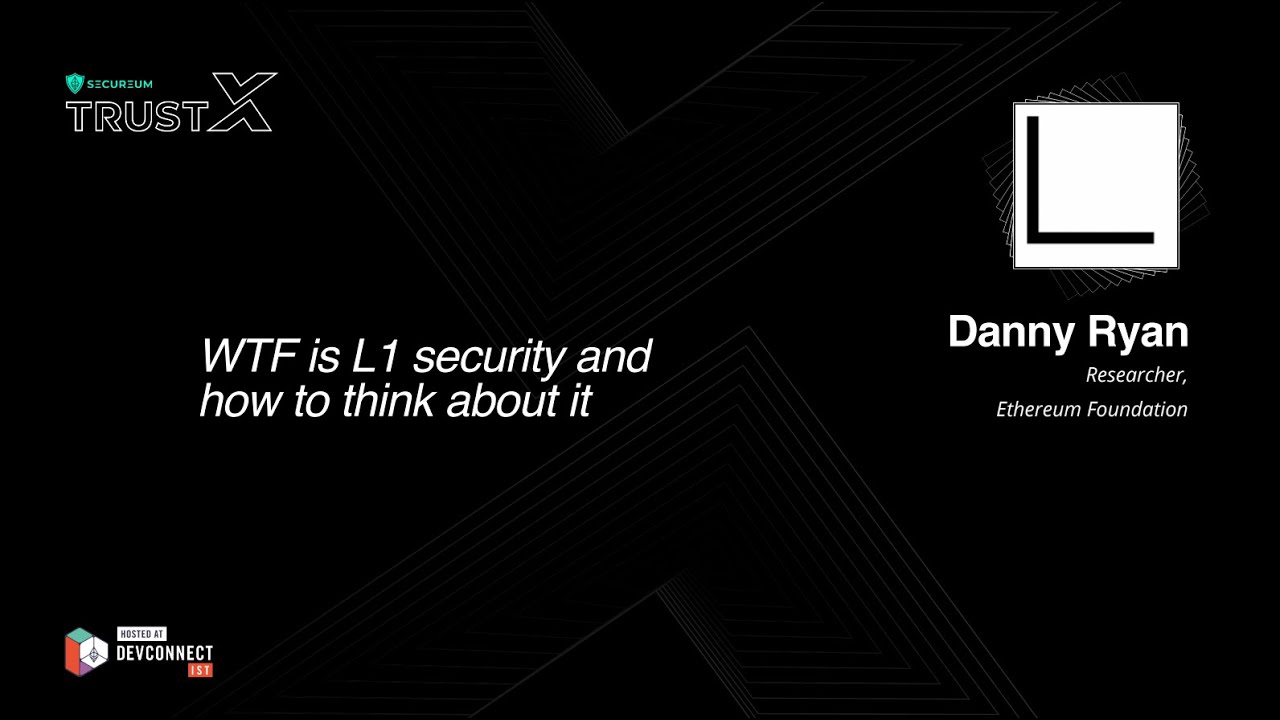 WTF is L1 security and how to think about it - YouTube