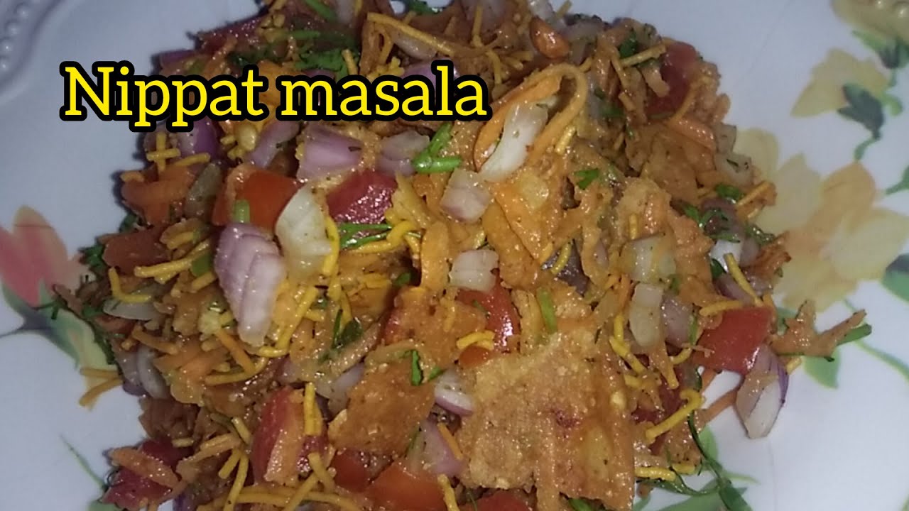 Nippat masala street style Nippat masala recipe best evening snack ...