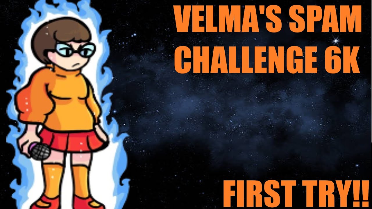 Friday Night Funkin' - Velma's Spam Challenge 6K - First Try - YouTube