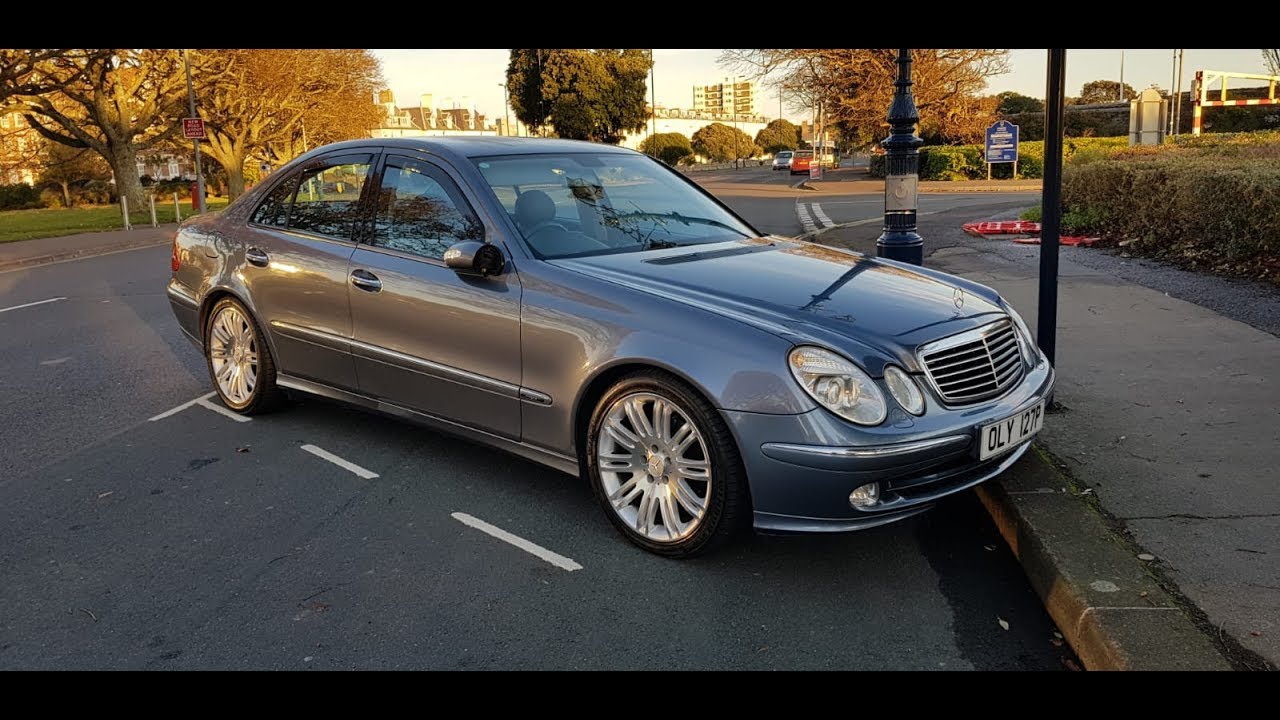 MERCEDES E class w211. Walk around - YouTube