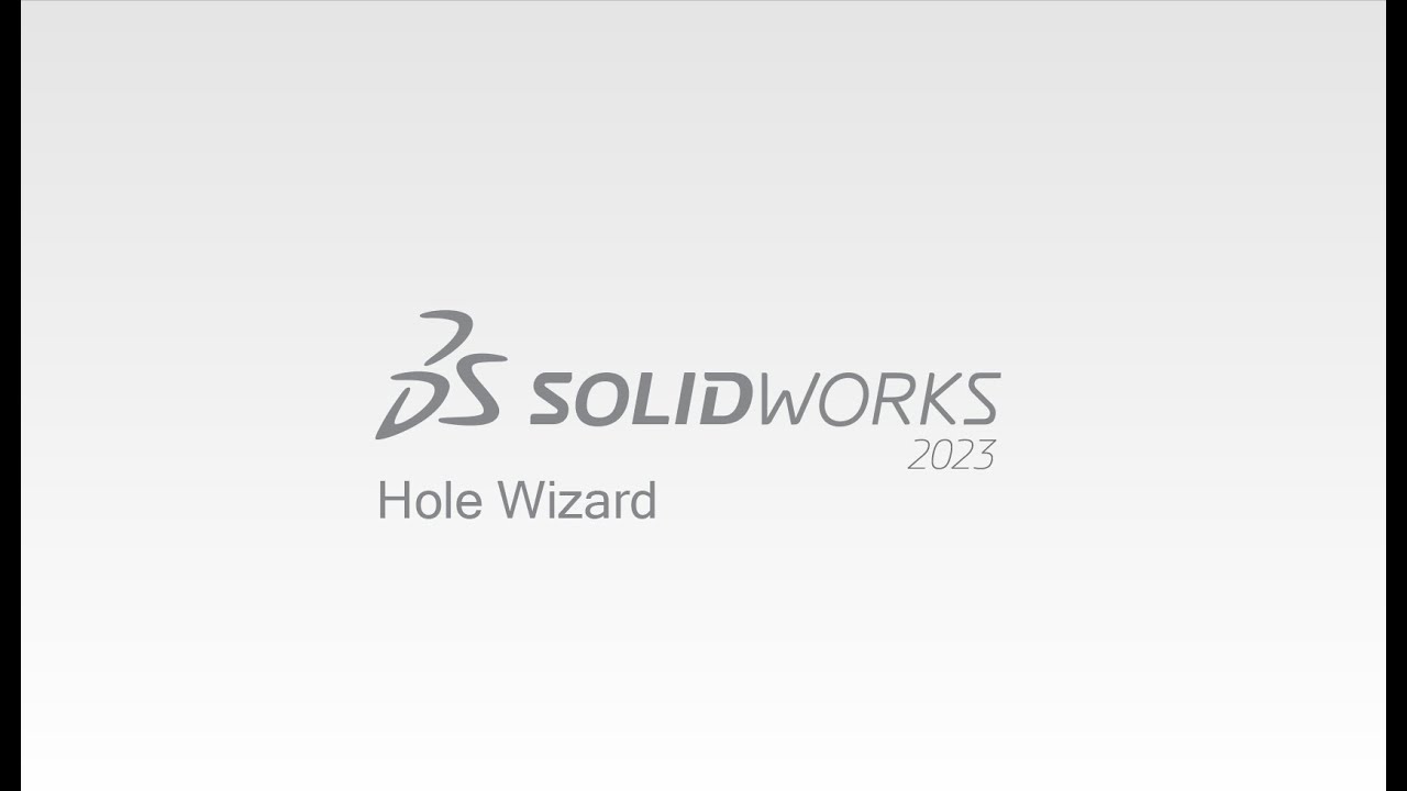 SolidWorks | Функція створення отворів - Hole Wizard. - YouTube