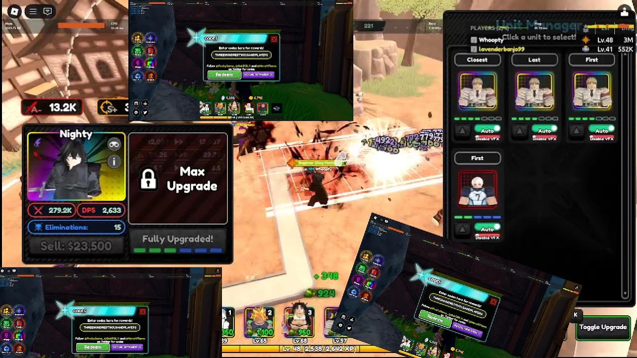 New Codes/ Secret Unit Nighty (Showcase) | ASTDX - YouTube