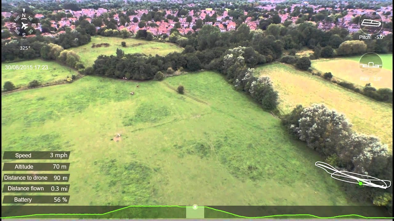 Urmston Meadows Bebop Drone - YouTube
