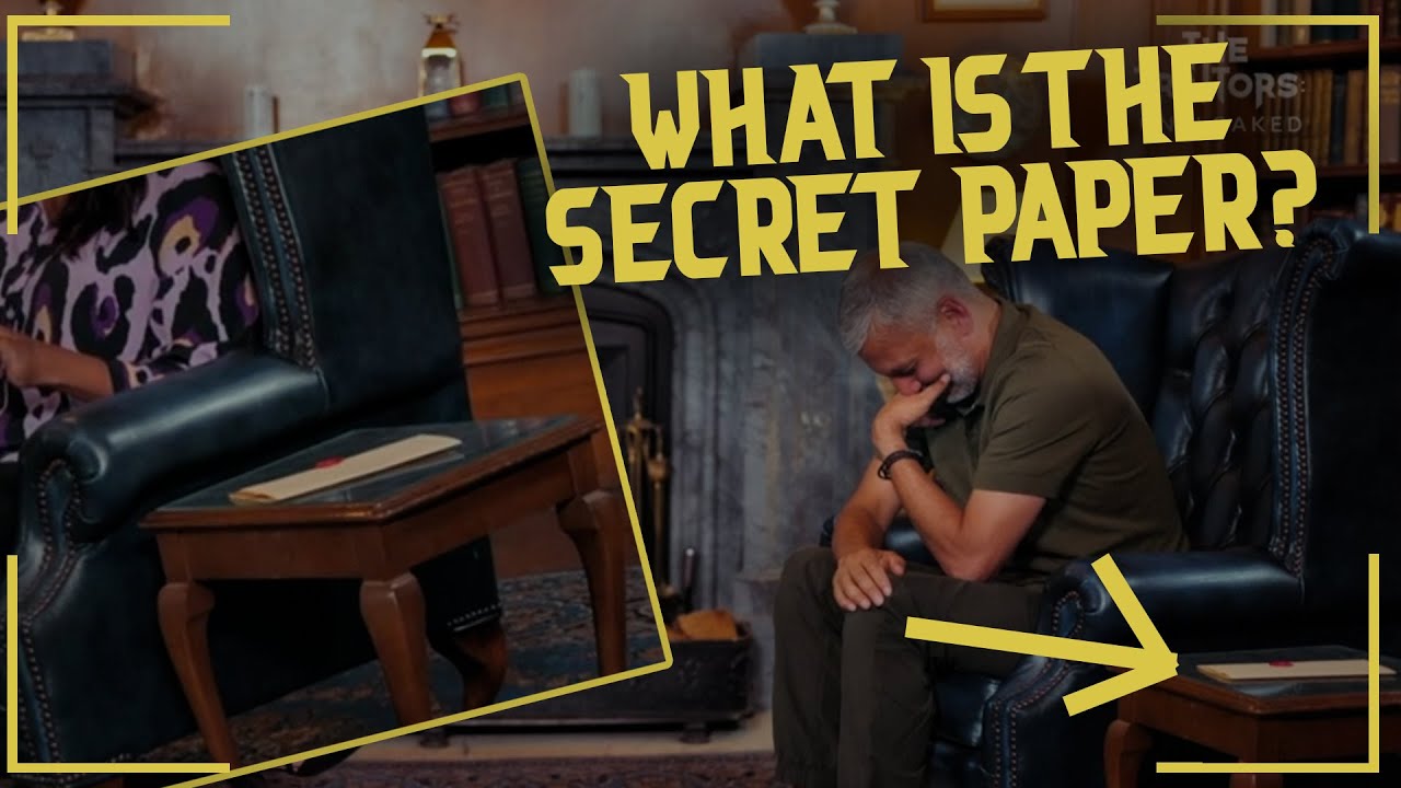 The Secret Reveal Hidden in Plain Sight | The Secret Paper in Traitors ...