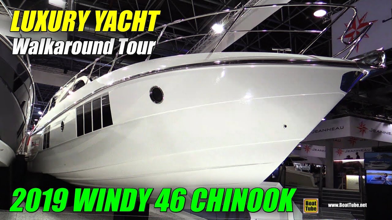 2019 Windy 46 Chinook Motor Yacht - Walkaround Tour - 2019 Boot ...