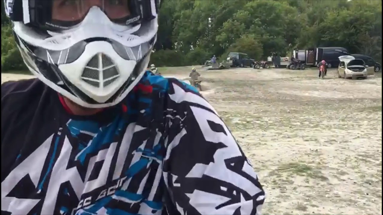 Pit bikes uk halnaker mx track chalk pits - YouTube