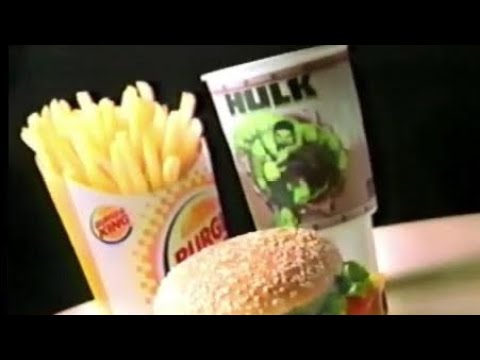 Hulk Meal Burger King Commercial - 2003 - YouTube