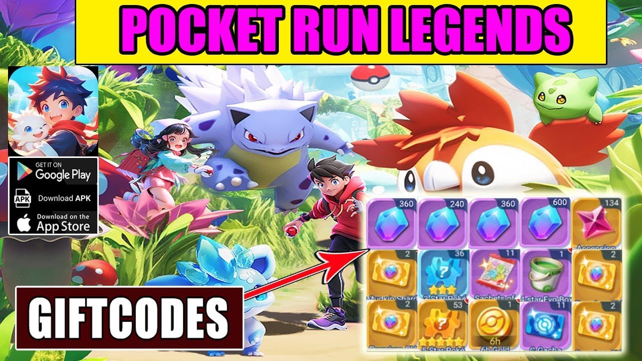 Pocket Run Legends & All 6 Giftcodes | 6 Redeem Codes Pocket Run ...
