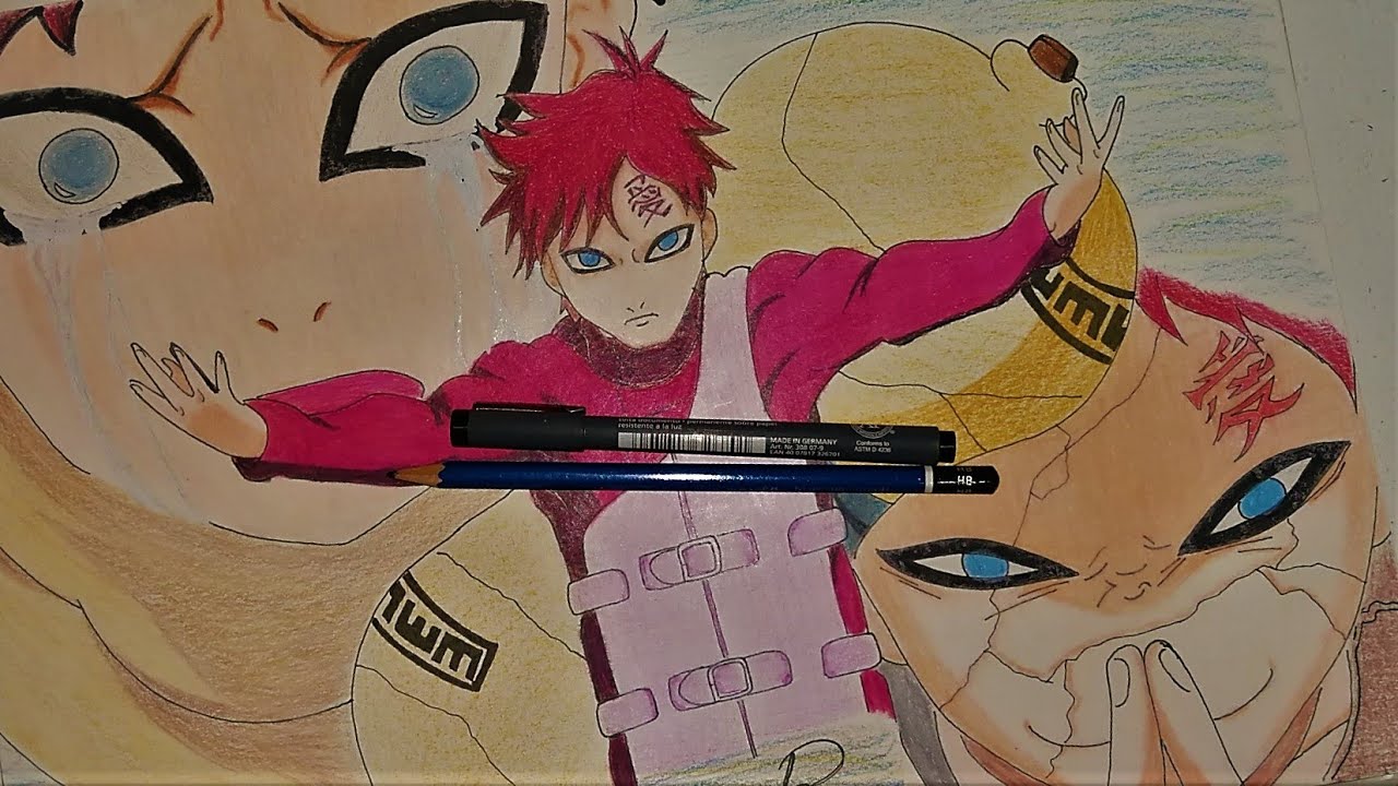 Drawing Gaara's evolution / Dibujando la evolución de Gaara!!! - YouTube