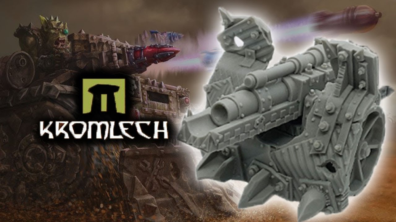 Kromlech Orky Mek Gunz & Imperial Tabletop Terrain Bits: Unbox & Build ...