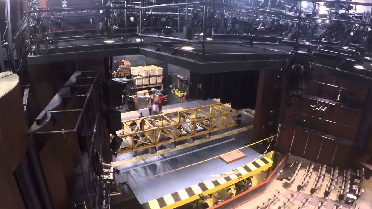 Load-in of "The Full Monty" Set - YouTube