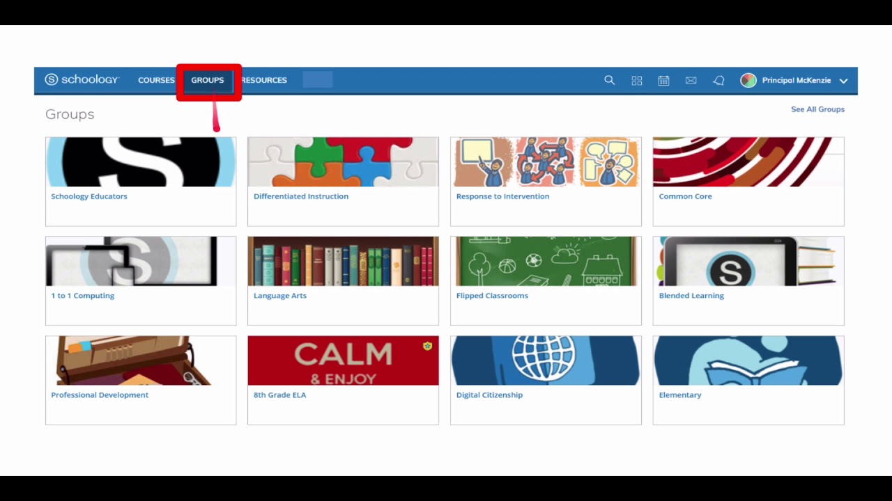 New Schoology Interface & Experience Summer 2018 - YouTube