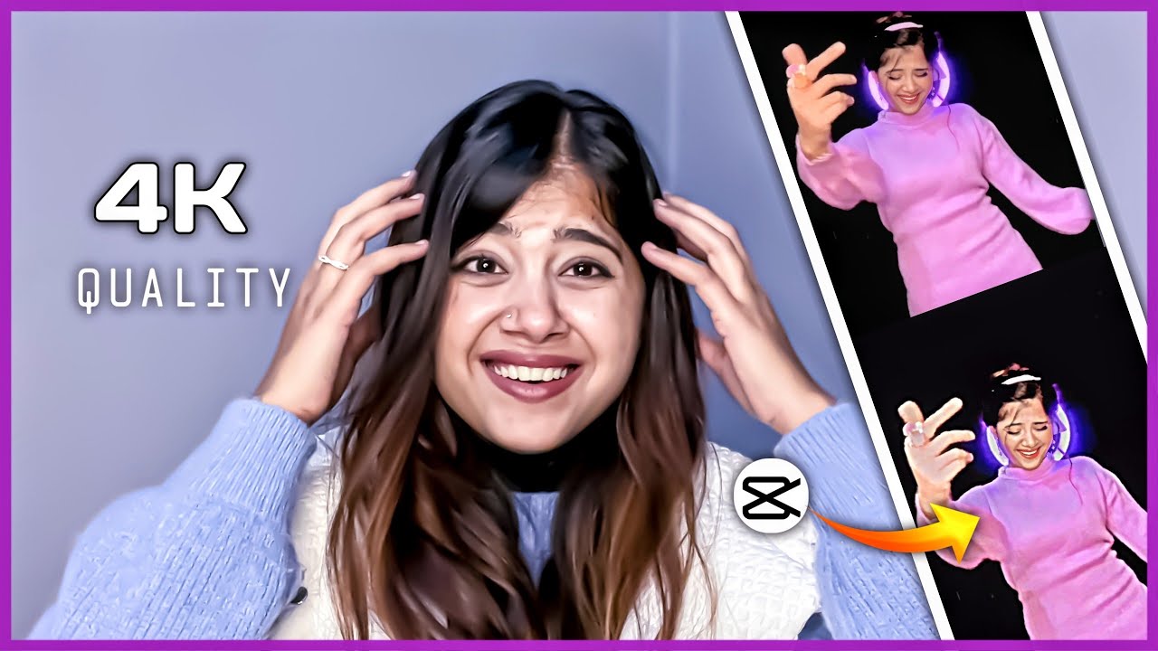 How To Convert Normal Video Clip to 4K In Easy Way | Capcut 4k Quality ...