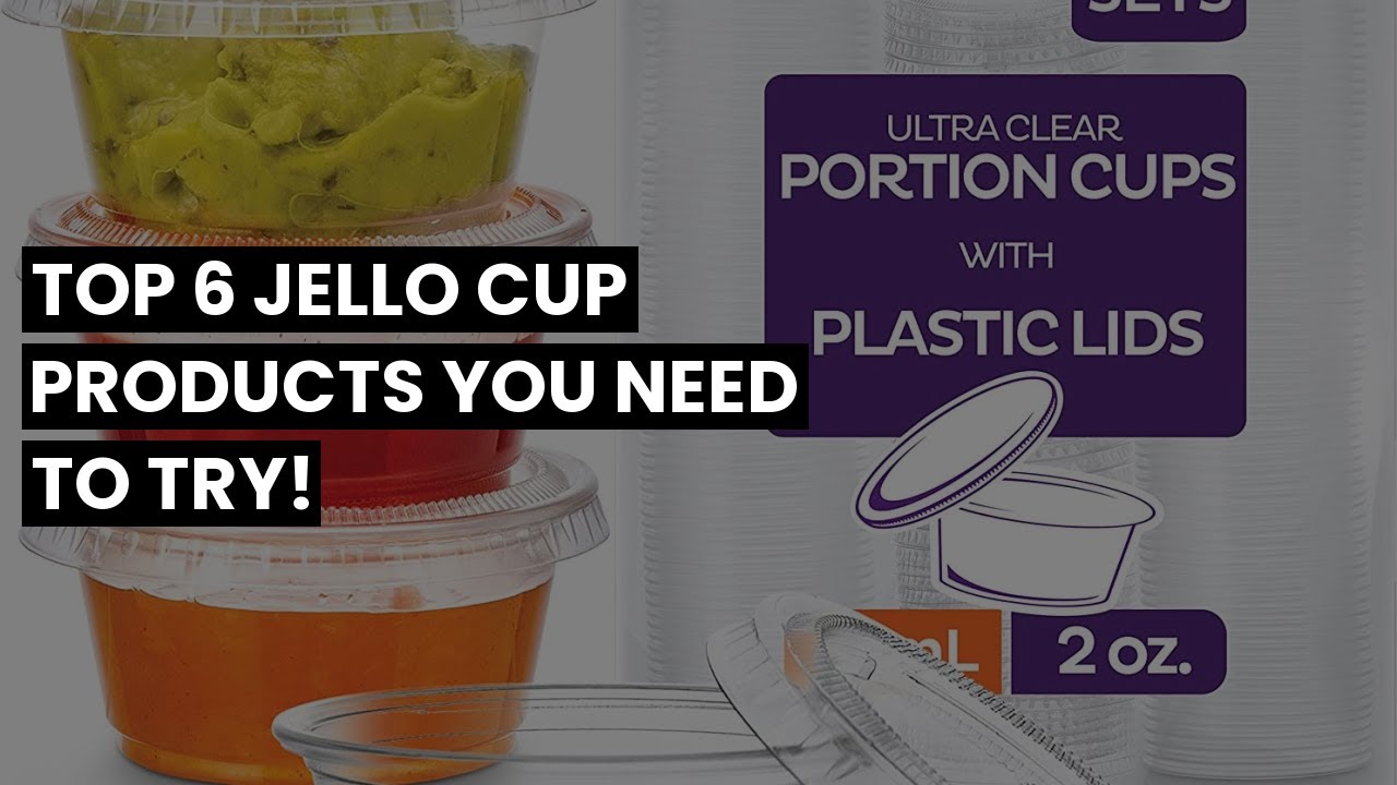 JELLO CUPS: Top 6 Jello Cup Products You Need to Try! - YouTube
