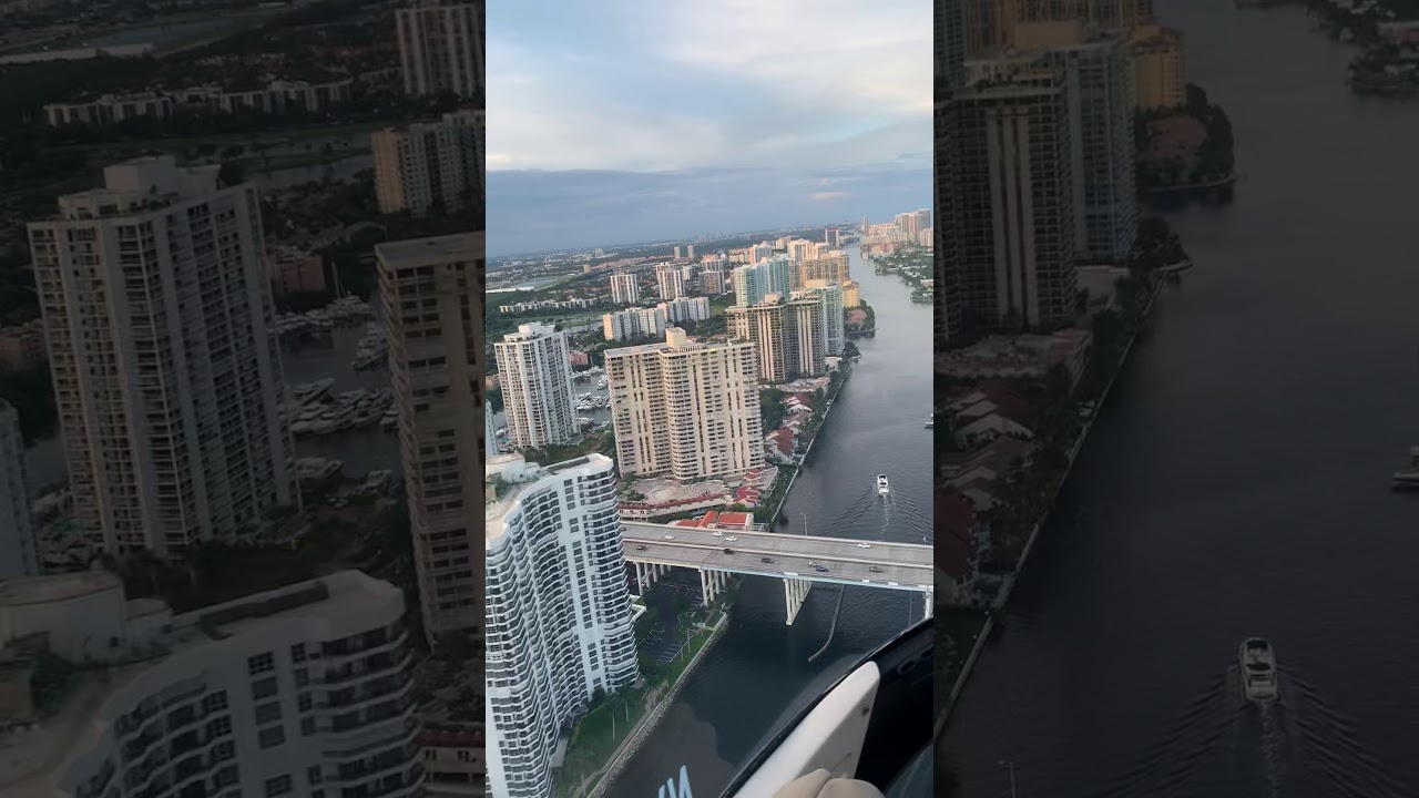 Miami,Florida helicopter view - YouTube