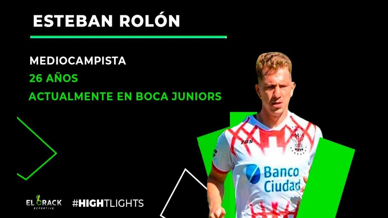 ⚽ Así JUEGA ESTEBAN ROLÓN | 🏃‍♂ JUGADAS del PRÓXIMO REFUERZO de BOCA ...