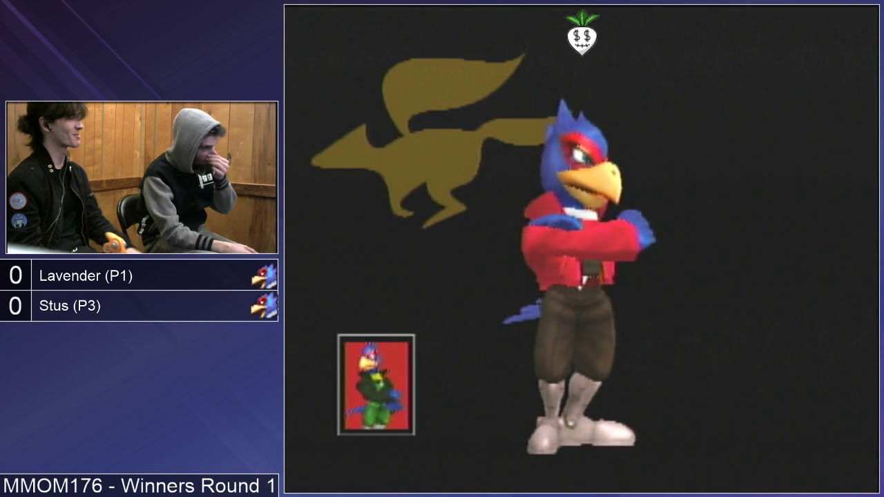 MMOM176 SSBM - Lavender (Green Falco) vs. Stus (Red Falco) - Melee WR1 ...