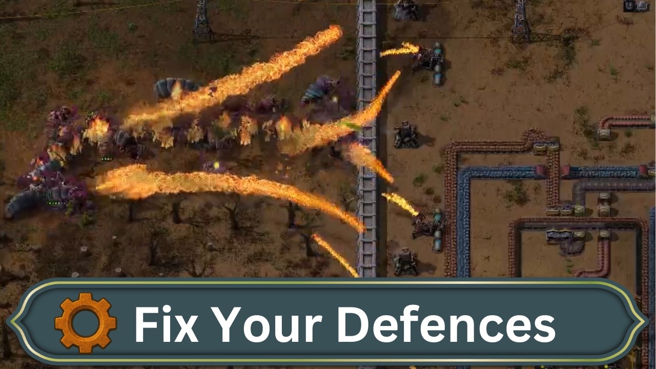 How I Made My Defence 10x More Efficient (Factorio) - YouTube