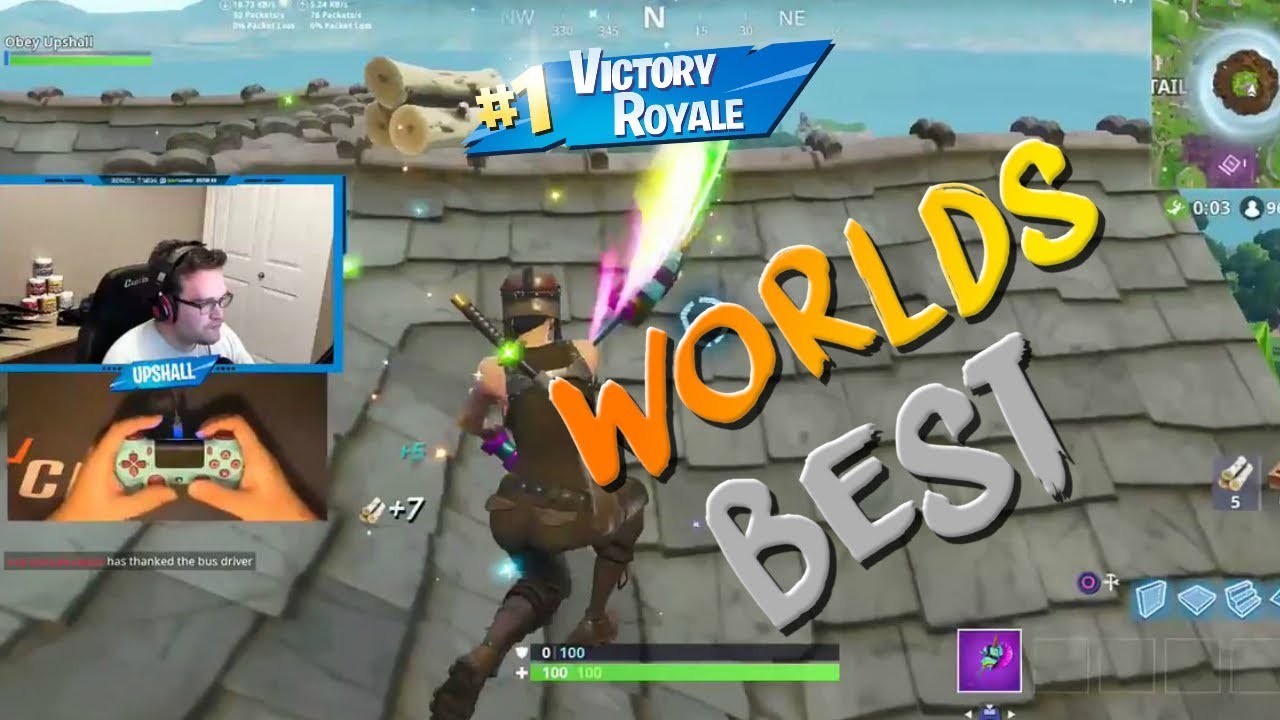 Killing the World's Best Console Player!Obey Upshall! Fortnite ...