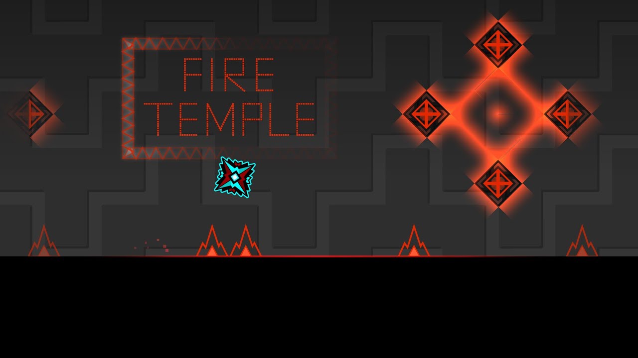 "Fire Temple" 100% [Demon] by Michigun | Geometry Dash - YouTube