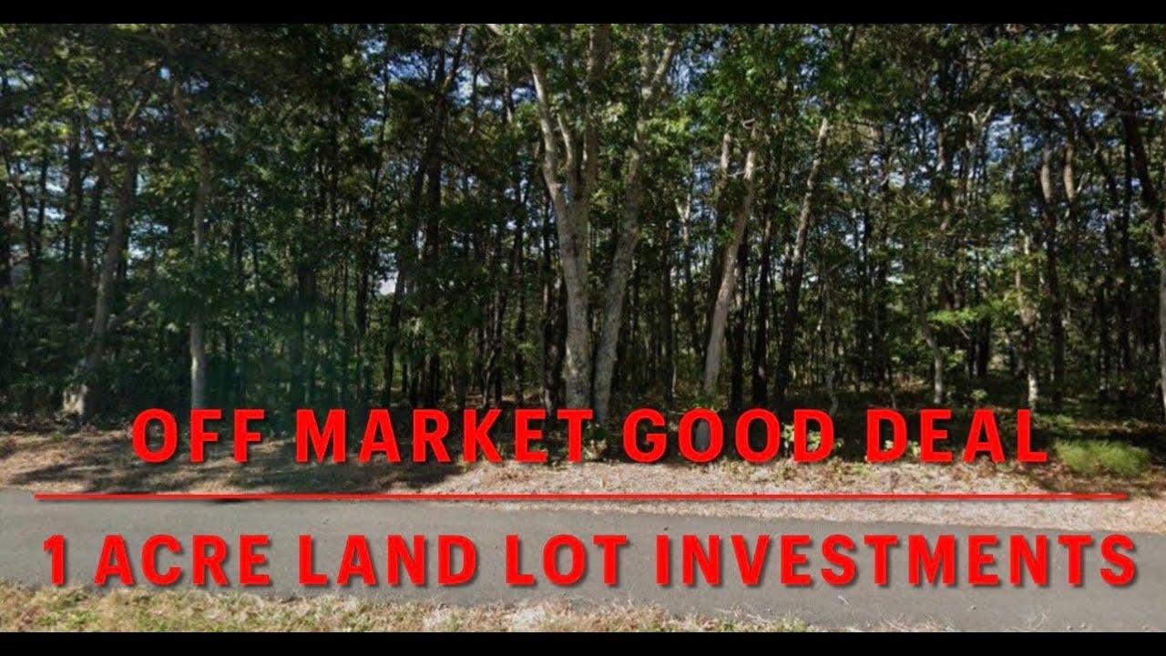 2024 Off market 1 Acres Land Lot Investments Opportunity for Developers ...