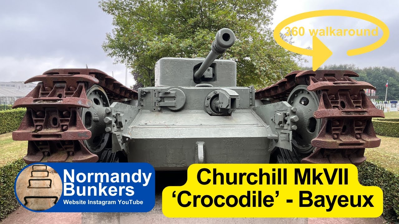 NEW SERIES - WALKAROUND: WW2 Churchill Crocodile flamethrower tank in ...