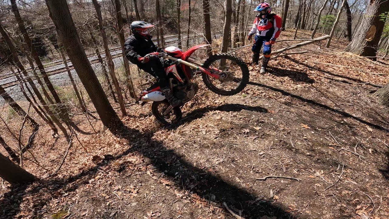 Dual sport trail ride crf450rl 350exc-f crf450l crf300l - YouTube