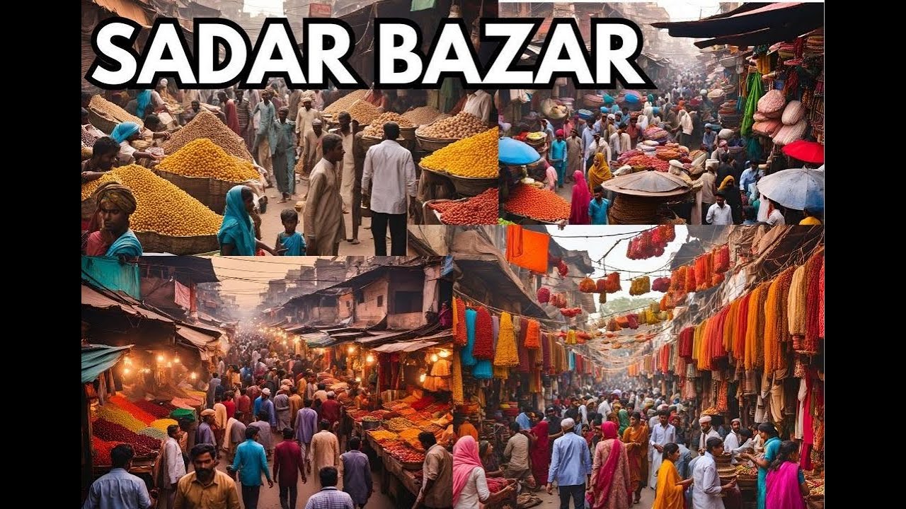 Sadar Bazar Market | Old Delhi | Walking Tour 4k - YouTube