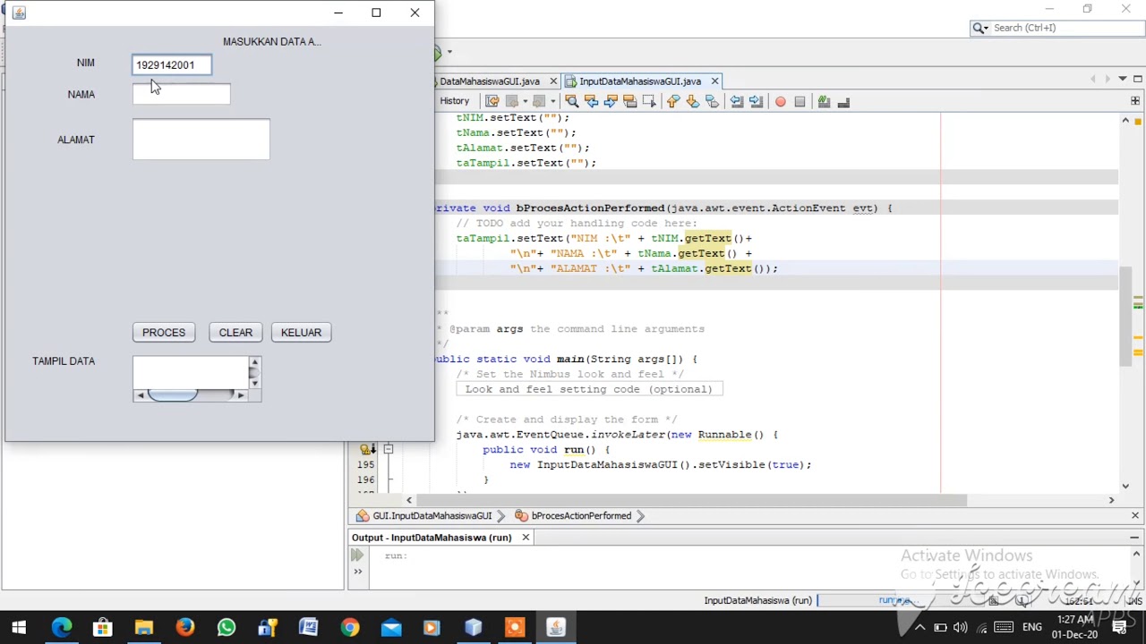 Mengenal Java Swing pada Netbeans - YouTube