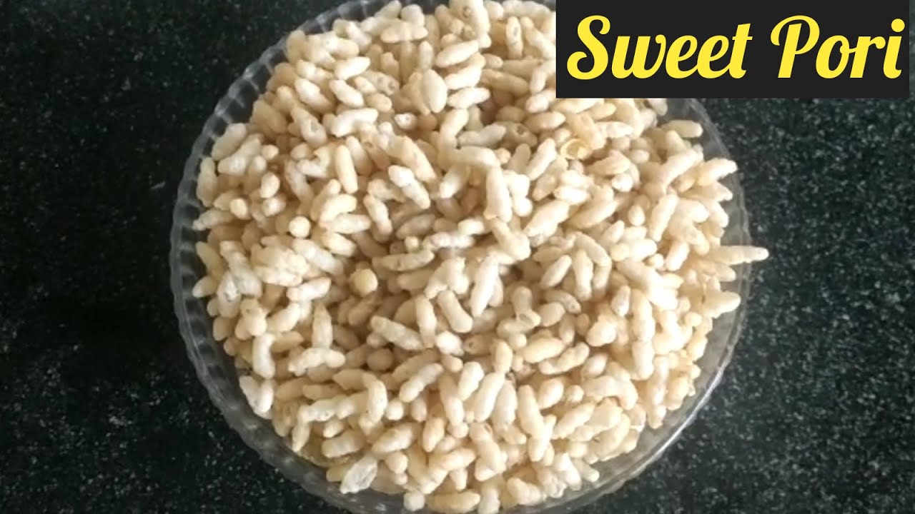 How to Make Sweet Pori in Tamil/Sweet Pori Recipe - YouTube