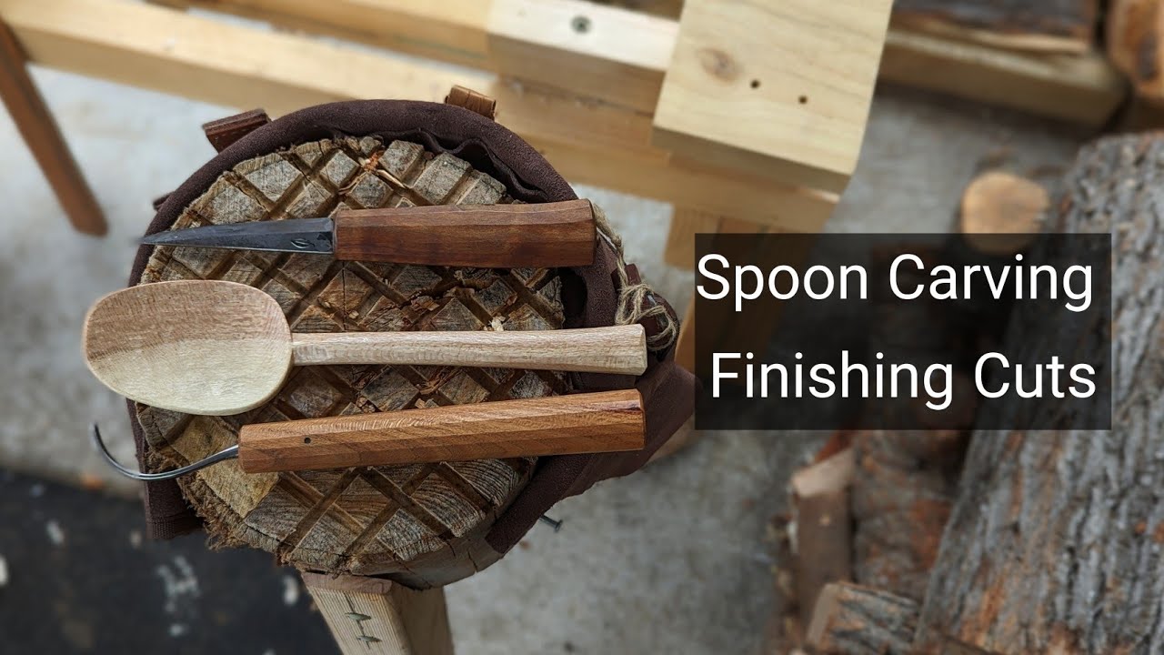 Spoon Carving - Finishing Cuts (Part 2) | Andy Spoons - YouTube